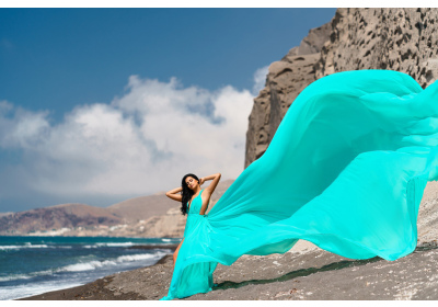 Incredible Beach Photoshoot – Photography Ideas | SantoriniDress
