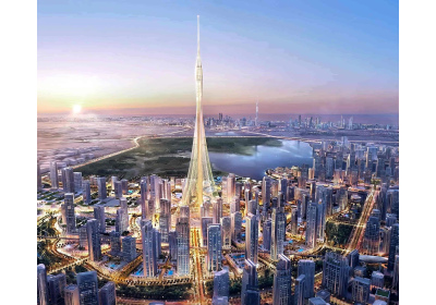 Where is Dubai Creek Tower? Location & Construction Progress ...